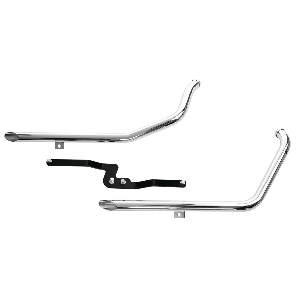 Paughco Slash Cut Drag Pipes Exhaust System - Parts Giant