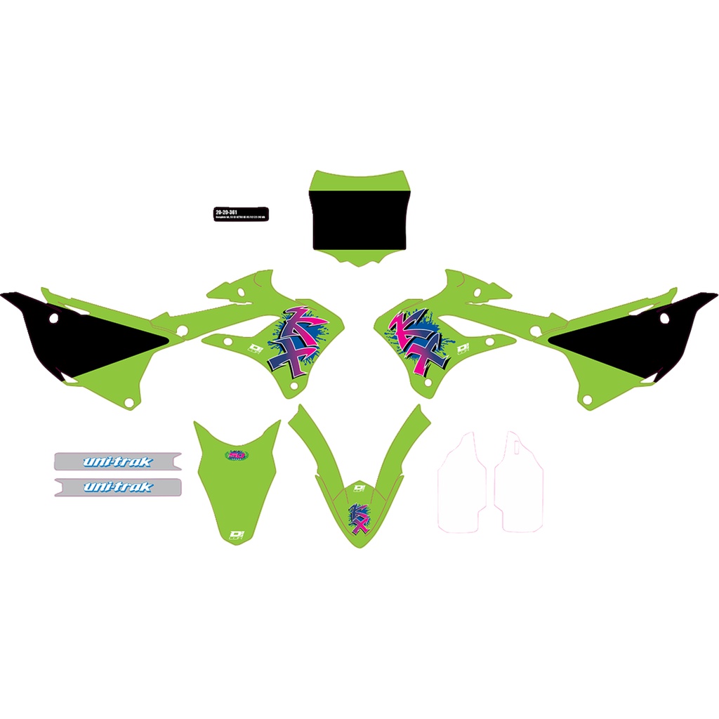 Dcor Race Graphics & Trim Kit - Parts Giant