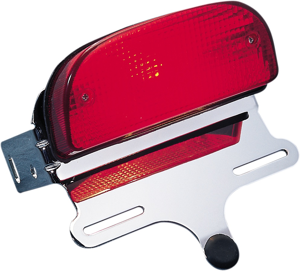 Drag Specialties Fat Bob Fender Taillight License Plate Bracket - Parts ...