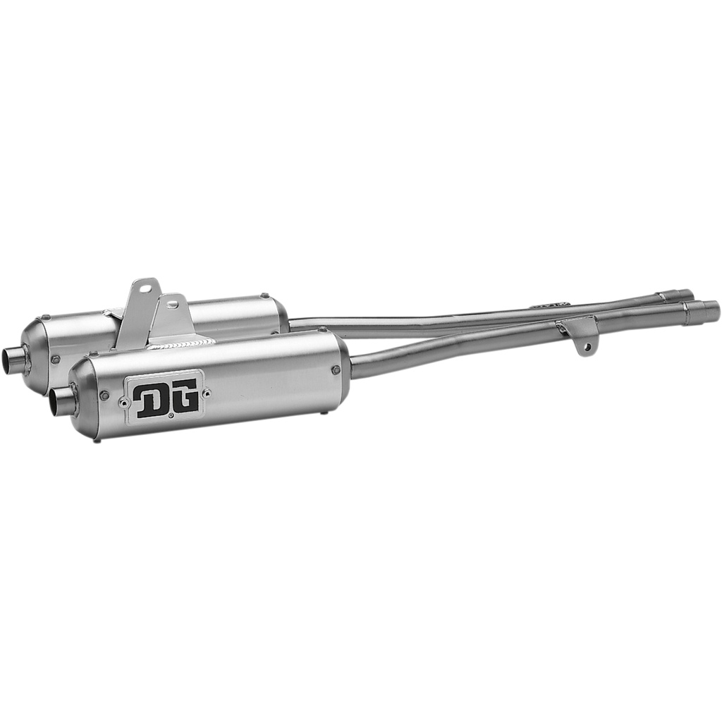 DG Performance Type II Oval Silencer - Parts Giant