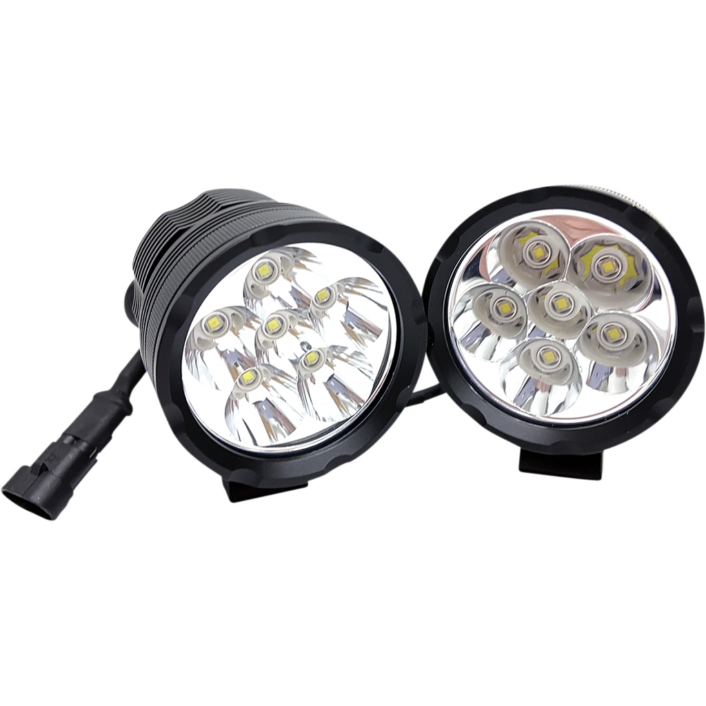 Rivco Roll Cage Mounted LED Lights Black - Parts Giant