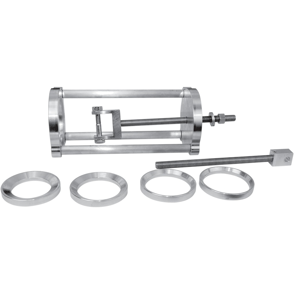 Race Tech Shock Spring Compressor with 60/66/72/75mm Adapters - Parts Giant