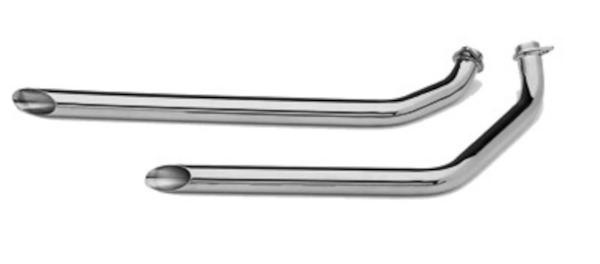 Paughco Slash Cut Drag Pipes Exhaust System - Parts Giant