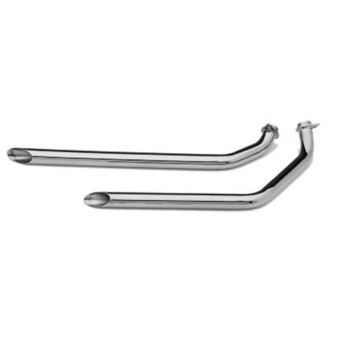 Paughco Slash Cut Drag Pipes Exhaust System - Parts Giant