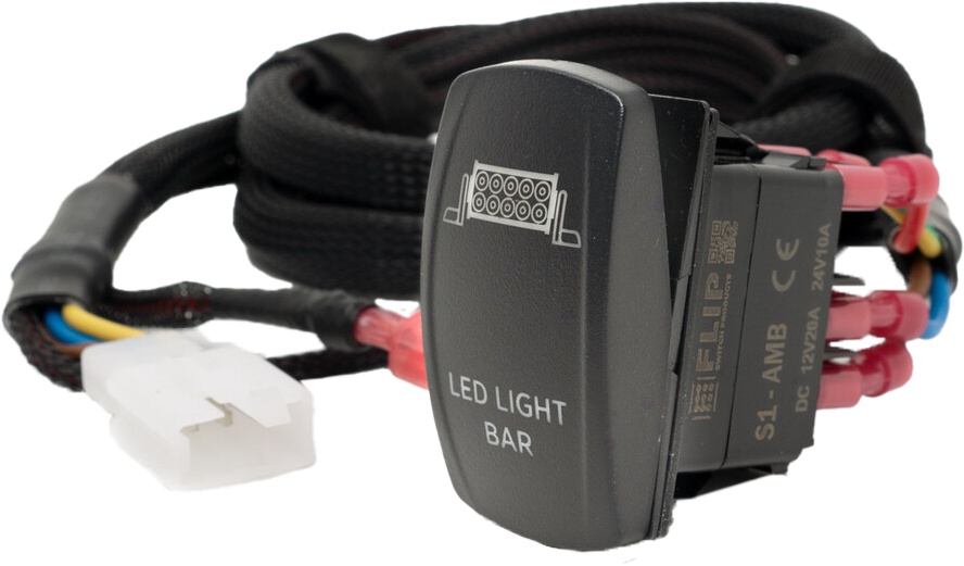 Open Trail LED Light Bar Dash Switch with EZ Harness - Parts Giant