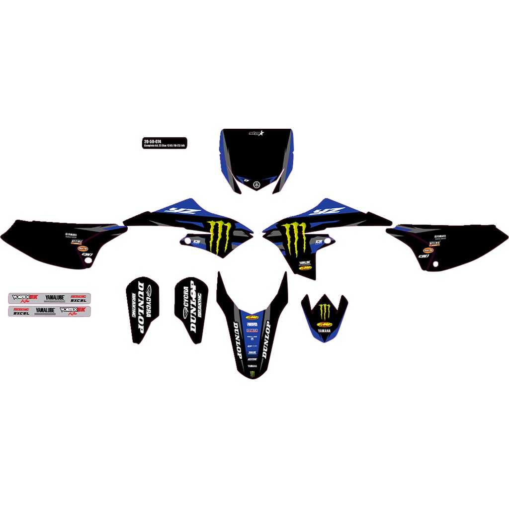 Dcor Race Graphics & Trim Kit - Parts Giant
