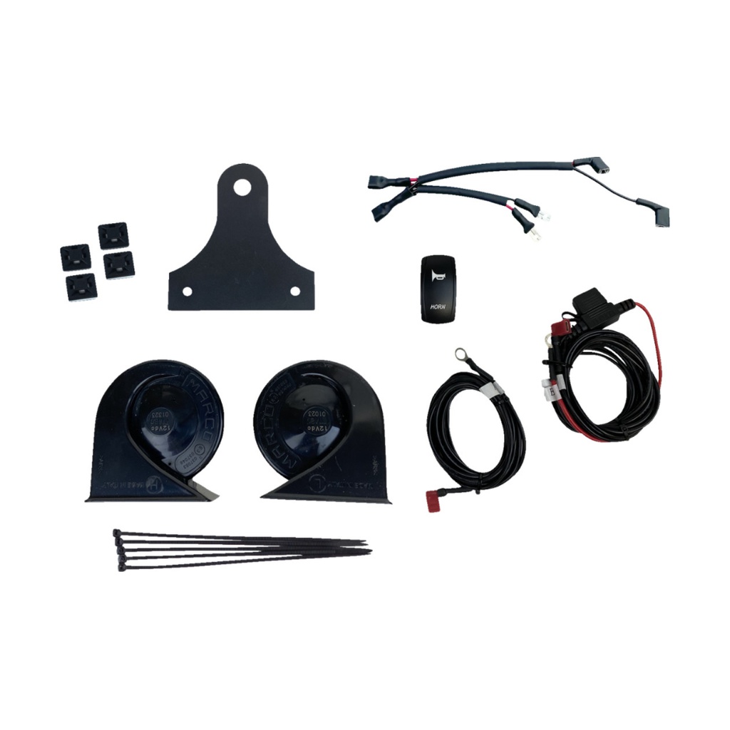 Custom Dynamics Electromagnetic Dual Horns With Switch For UTV/SXS 109 ...
