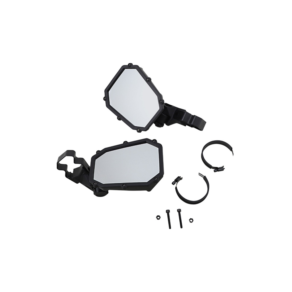 Moose Elite Series 1 UTV Side Mirrors With Dual Axis Breakaway Black ...