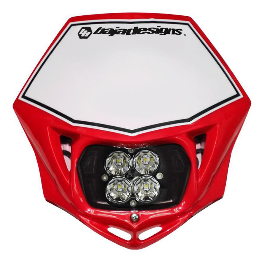 Baja Designs Universal Motorcycle Squadron Sport LED Headlight w/Shell ...
