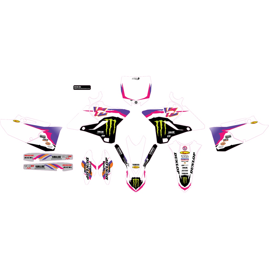 Dcor Race Graphics & Trim Kit - Parts Giant
