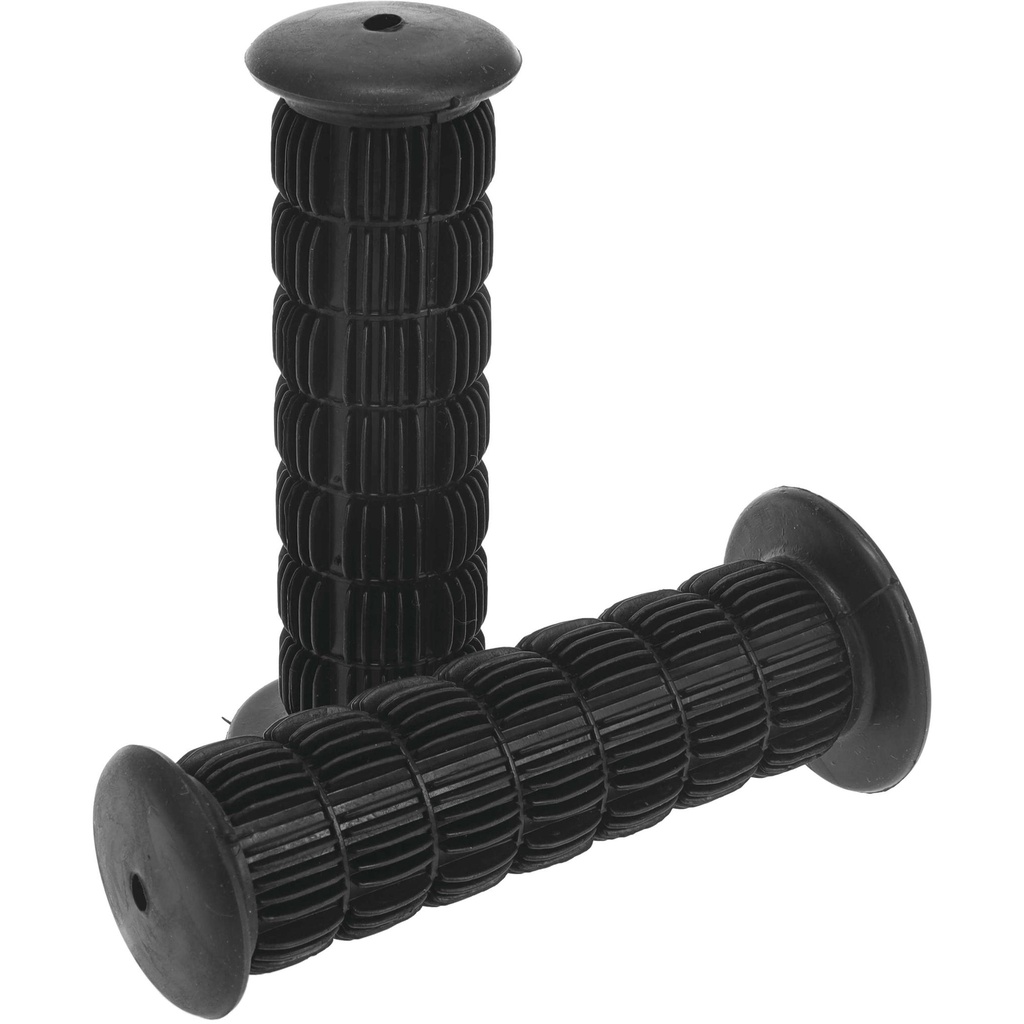 BikeMaster Classic Splined Grips 7/8" Black - Parts Giant