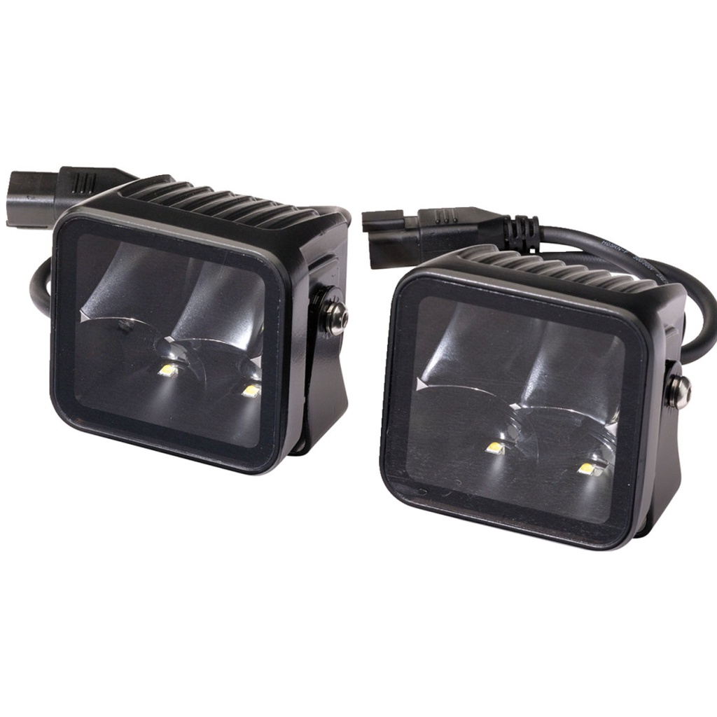 Moose LED Square Lightbars 3" 40W Black - Parts Giant