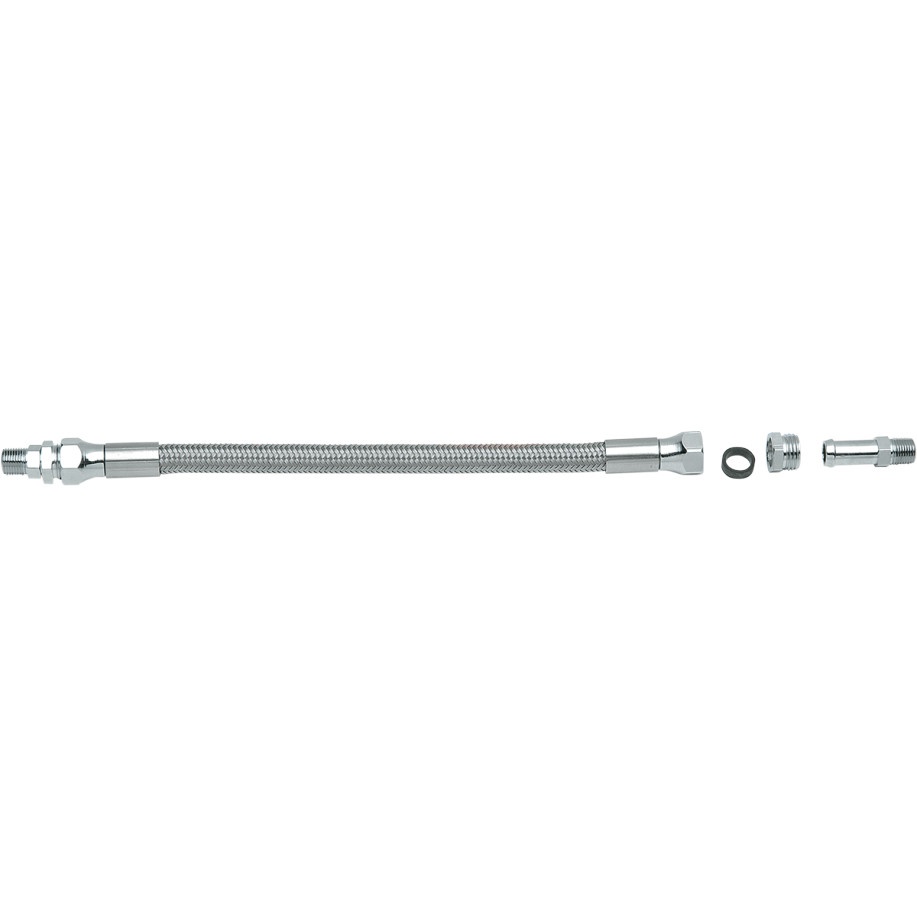 Drag Specialties Universal Braided Oil Line with 1/8" NPT Fittings ...