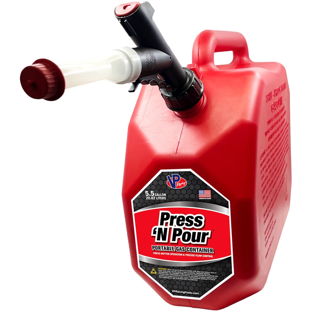 VP Fuels Press-N-Pour Gas Can 5.5 Gallon Red - Parts Giant