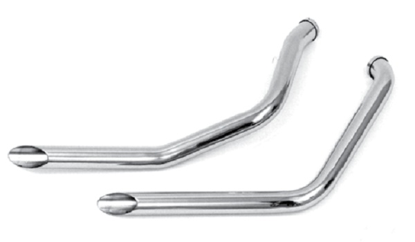 Paughco Slash Cut Drag Pipes Exhaust System - Parts Giant