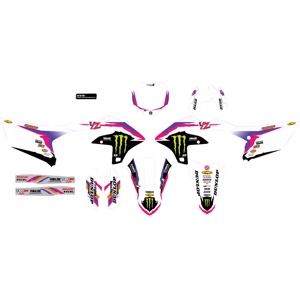 Dcor Race Graphics & Trim Kit - Parts Giant