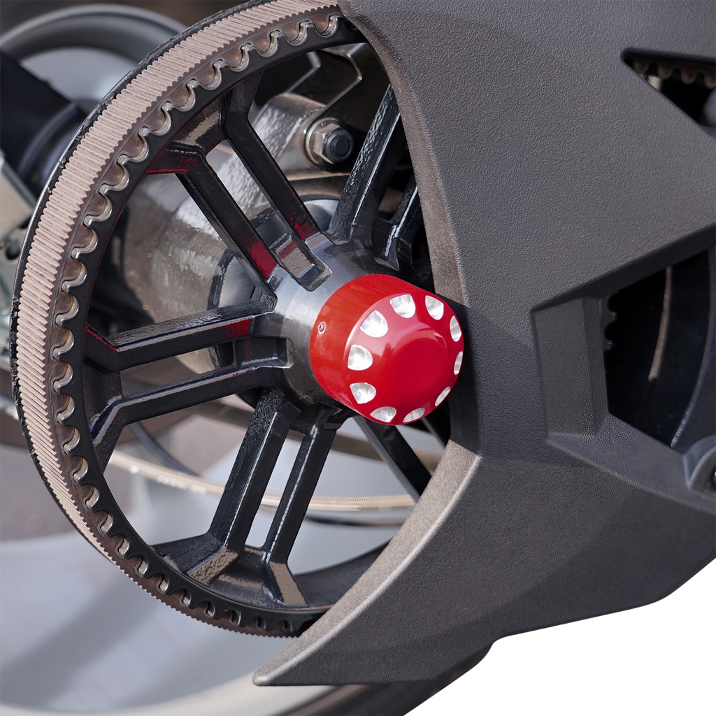 Show Chrome Rear Axle Nut Cover - Parts Giant