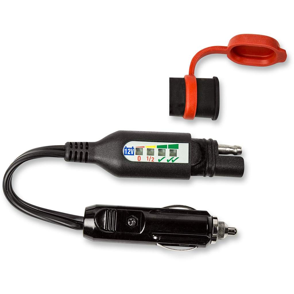 TecMate OptiMate SAE to 12V Car/Cigarette Plug Cable Adapter with ...