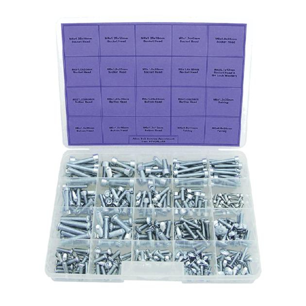Bolt ATV/Motorcycle Hardware Allen Bolt Kit 372-Pieces - Parts Giant