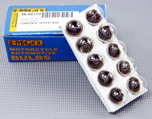 Emgo Tear Drop Deco Light Replacement Bulbs 12V 23W 10-Pack - Parts Giant