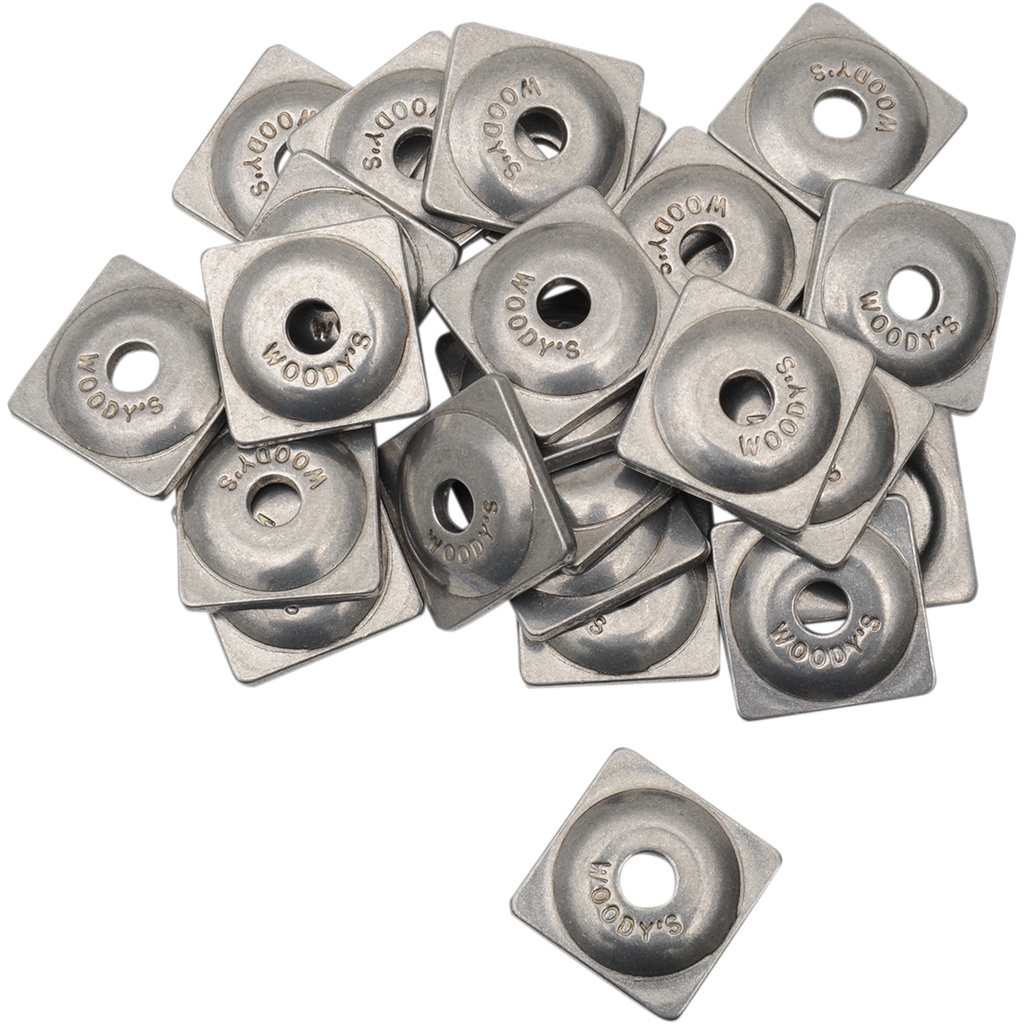 Woody's Digger Single Square Aluminum Support Plates - Parts Giant