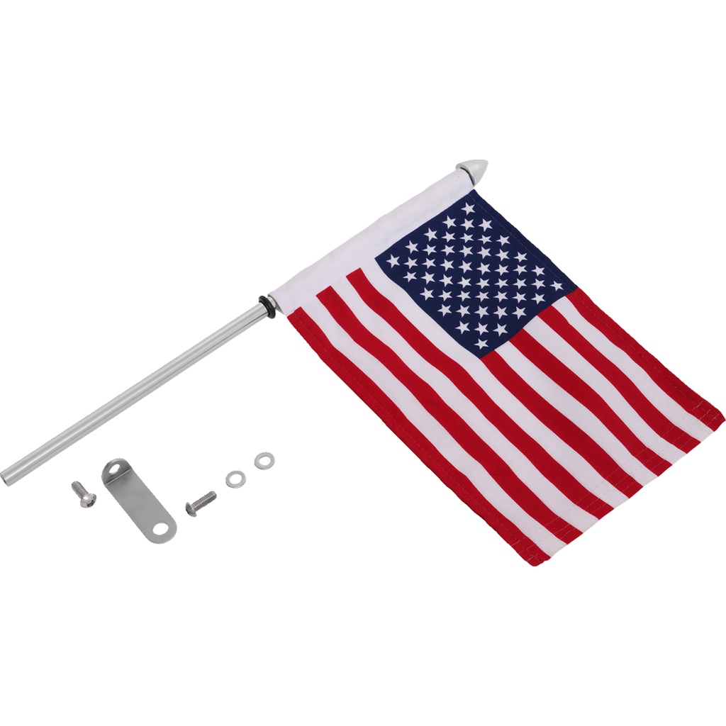 Show Chrome Flag Pole - Parts Giant