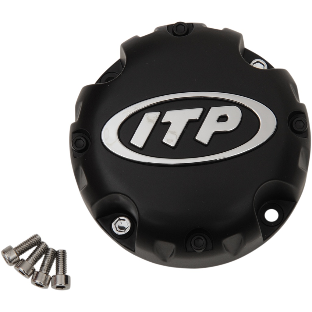 I.T.P. Cyclone Wheel Replacement Center Cap Black - Parts Giant