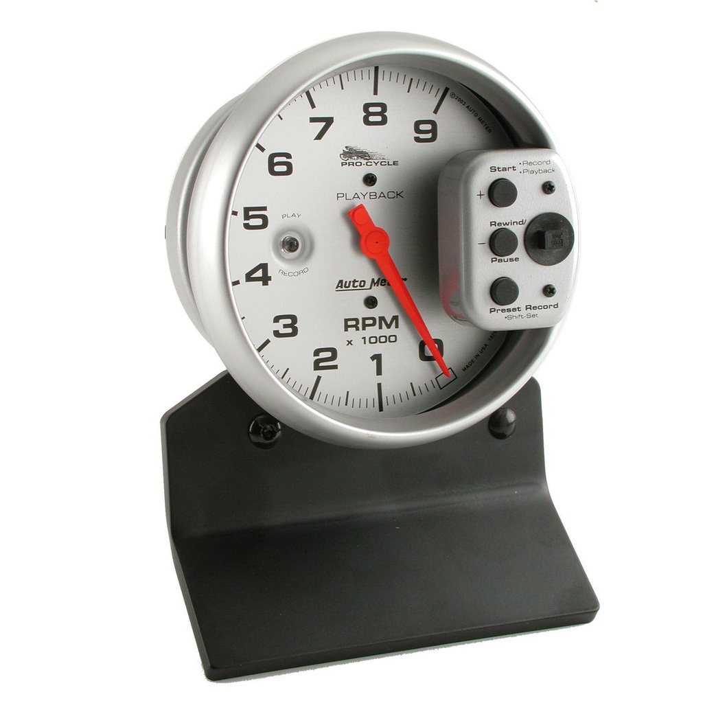 Auto Meter Pro-Cycle Playback Tachometer - Parts Giant