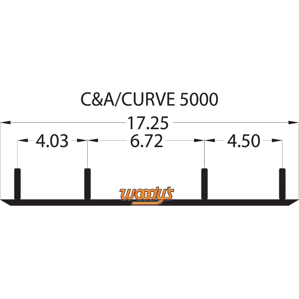 Woody's Top-Stock Hard Surface Wearbars for C&A Pro/Curve Skis - Parts ...