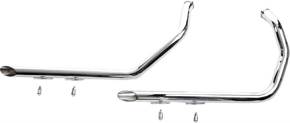 Paughco Slash Cut Drag Pipes Exhaust System - Parts Giant