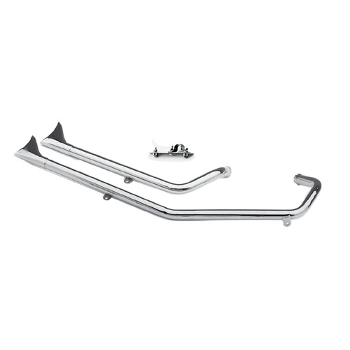 Paughco Upsweep Fishtail Exhaust System - Parts Giant