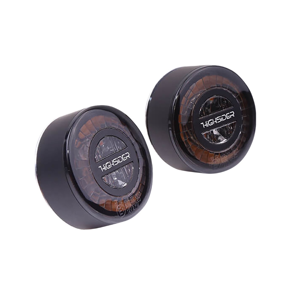 Highsider Rocket LED Turn Signals Black - Parts Giant