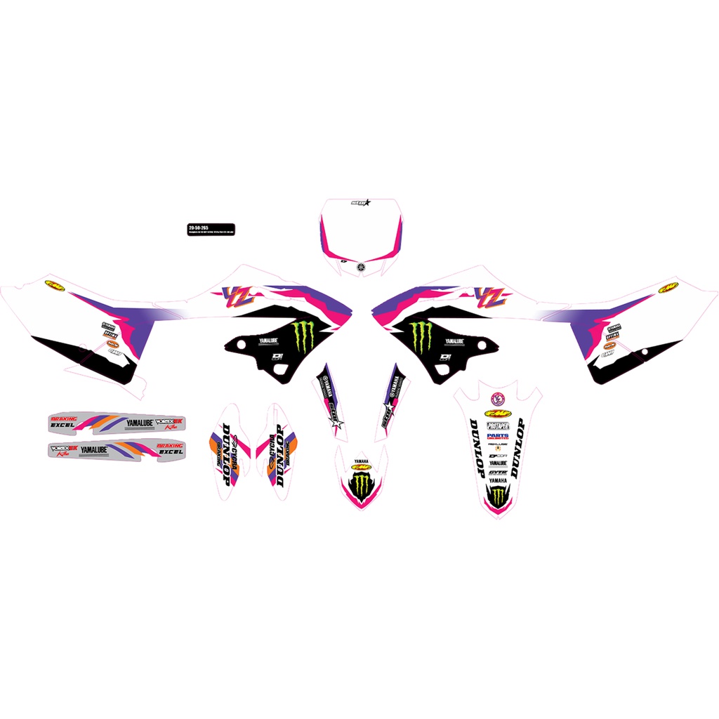 Dcor Race Graphics & Trim Kit - Parts Giant