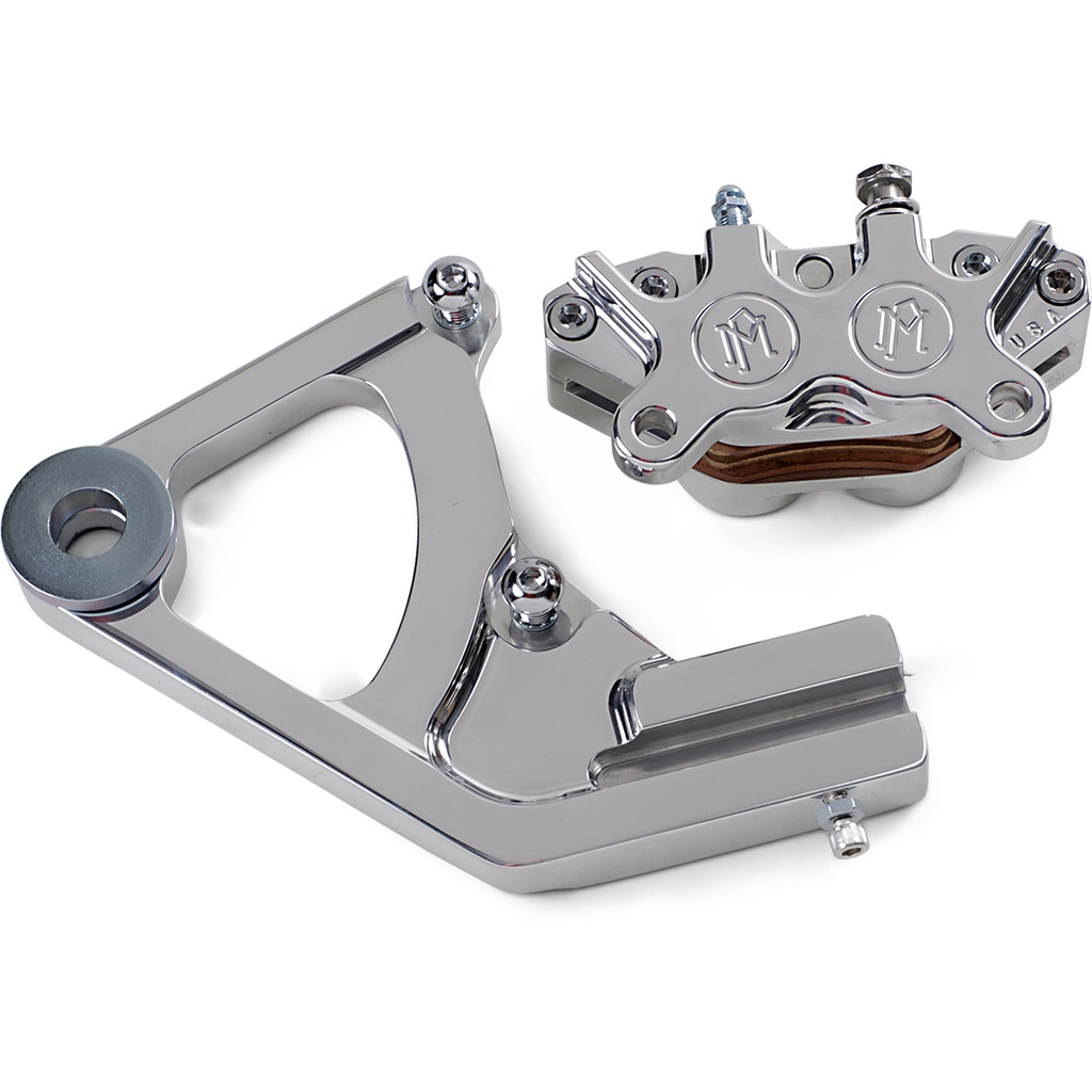 Performance Machine 4-Piston Classic Brake Caliper & Bracket - Parts Giant