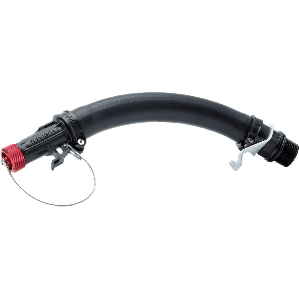 Risk EZ Utility Jug Hose Bender Spout with Screw Cap Black - Parts Giant