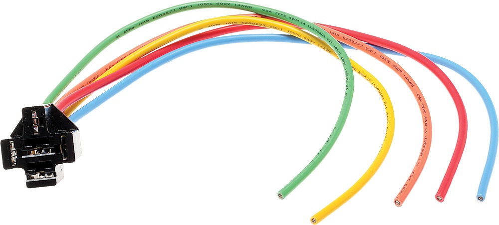 Standard Starter Relay Connector Assembly 5-Wire - Parts Giant