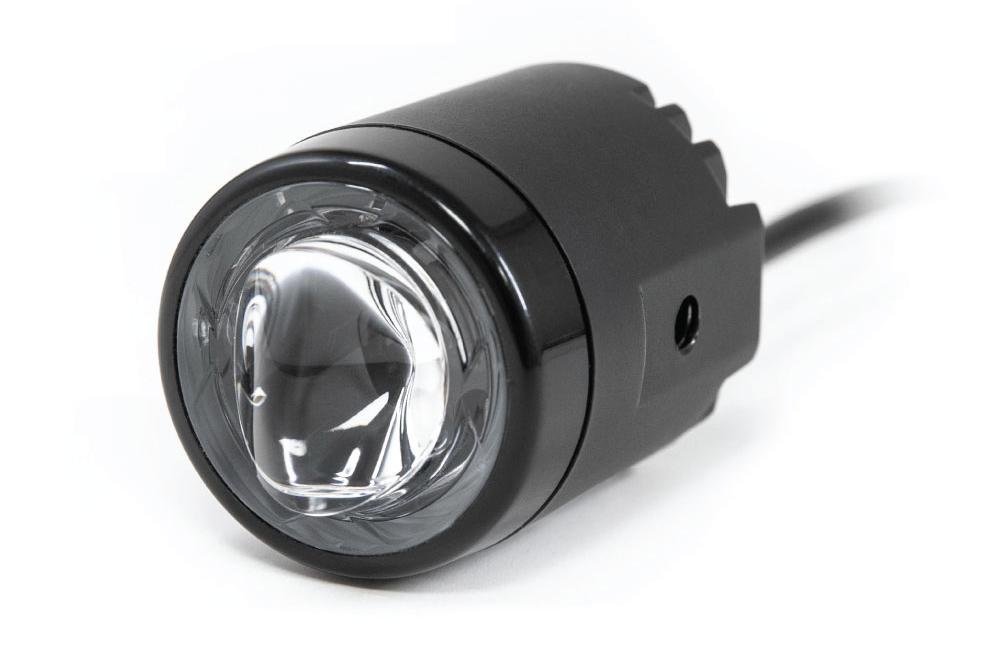 Koso Mini LED Fog Light Black Clear/White - Parts Giant