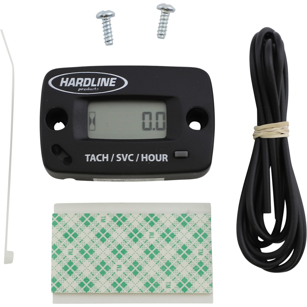 Hardline Resettable Hour Meter/Tachometer with Log Book - Parts Giant