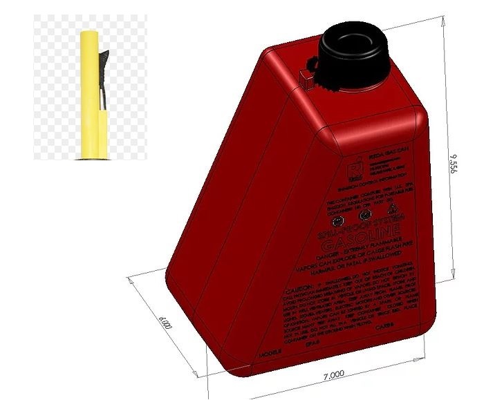 Reda Innovations Fuel Can - Parts Giant