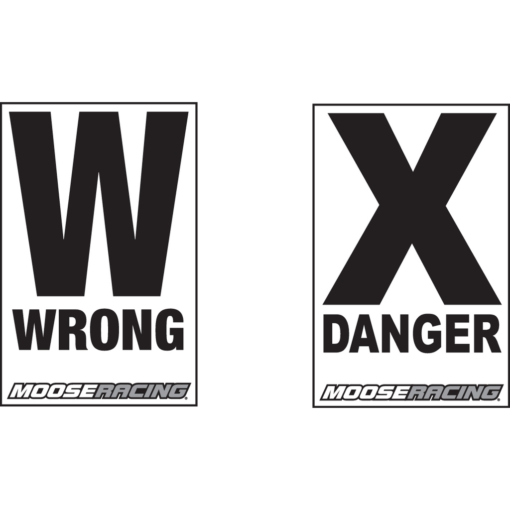 Moose Danger/Wrong Way Sign 50-Pack - Parts Giant