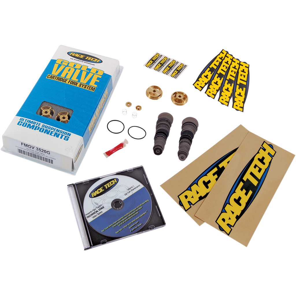 Race Tech Gold Valve Combo Fork Kit - Parts Giant
