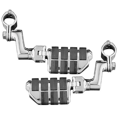 Kuryakyn Offset Dually ISO Highway Footpegs with Magnum Quick Clamp ...