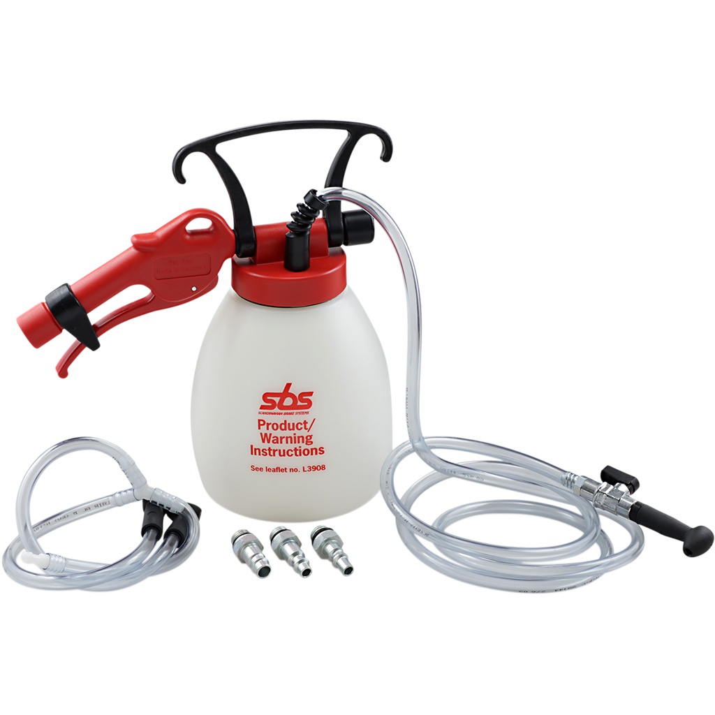 SBS Brake Pneumatic Hydraulic Bleeder Tool Kit - Parts Giant