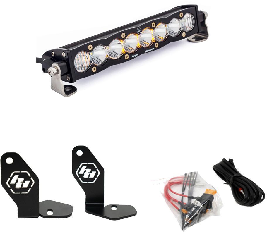 Baja Designs S8 Hood Mount LED Light Bar Kit - Parts Giant
