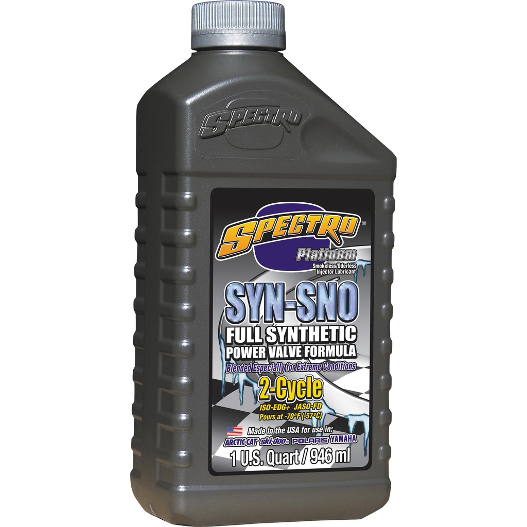 Spectro Platinum Syn-Sno Power Valve Formula 2T Oil - Parts Giant