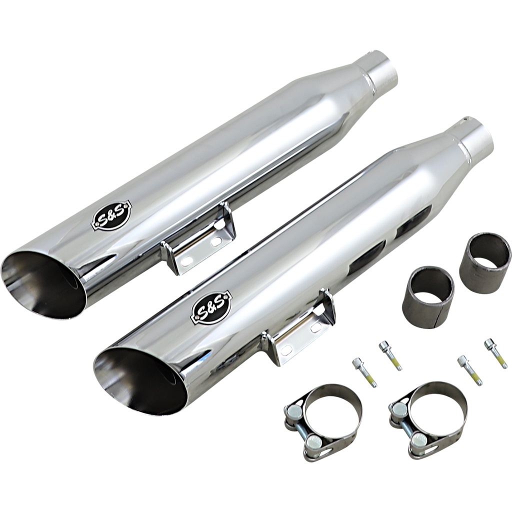 S&S Race Series Slash Cut Slip-On Exhaust - Parts Giant
