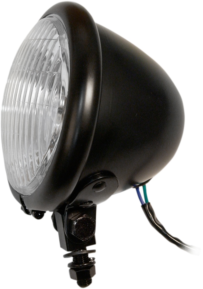 Emgo Bates Style Spotlight Shell 4.5" Black - Parts Giant