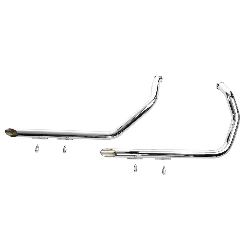 Paughco Staggered Drag Pipes Exhaust System - Parts Giant